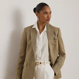 Women's Linen Herringbone Blazers