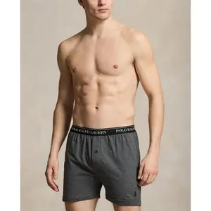 Ralph Lauren Classic Wicking Knit Boxer 5-pack - Grey Assorted