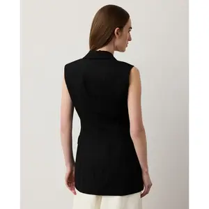 Ralph Lauren Randy Grain De Poudre Vest