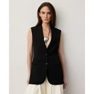 Ralph Lauren Randy Grain De Poudre Vest