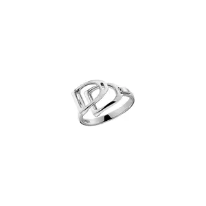Ralph Lauren Double-Stirrup Ring Grey