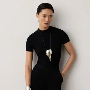 Ralph Lauren Stretch Short-sleeve Sweater