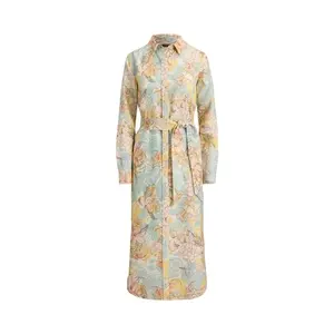 Ralph Lauren Floral Linen Shirtdress