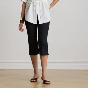 Ralph Lauren Double-faced Stretch Cotton Capri Pant