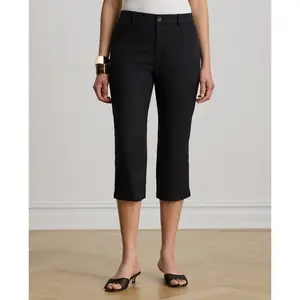 Ralph Lauren Double-faced Stretch Cotton Capri Pant