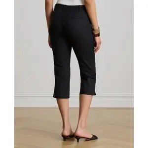 Ralph Lauren Double-faced Stretch Cotton Capri Pant