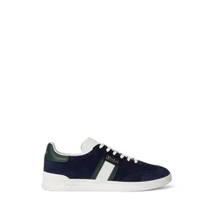 Ralph Lauren Heritage Aera Suede Sneaker - Navy/forest