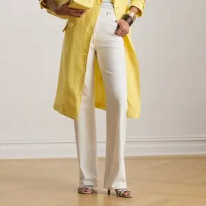 Ralph Lauren High-rise Wide-leg Jean - White Wsh