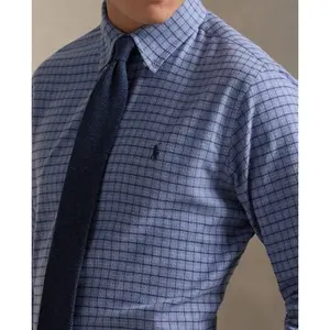 Ralph Lauren Classic Fit Performance Twill Shirt - Blue Heather Multi