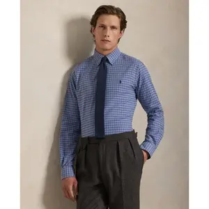 Ralph Lauren Classic Fit Performance Twill Shirt - Blue Heather Multi