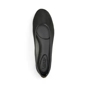 Ralph Lauren Jayna Leather-trim Mesh Flat