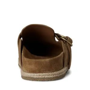 Ralph Lauren Turbach Suede Clog Sandal