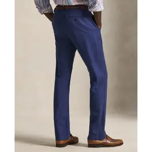 Ralph Lauren Bedford Classic Fit Linen-cotton Pant - Dusty Azure