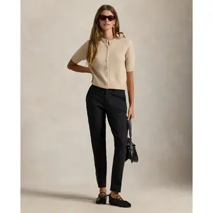 Ralph Lauren Stretch-cotton Blend Slim Pants - Polo Black