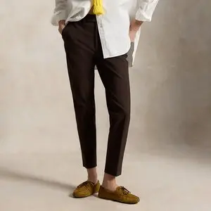 Ralph Lauren Stretch-cotton Blend Slim Pants - Squire Brown
