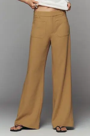 Maeve Wide-leg Trousers - Fennel