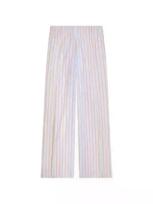 Dries Van Noten Striped Pleated Trousers