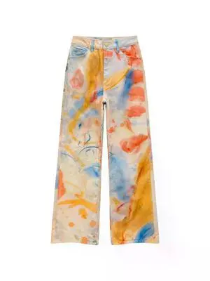 Ulla Johnson Willow Button Jeans - Neutrals
