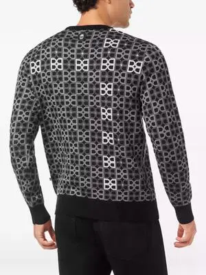 BILLIONAIRE Jacquard-monogram Sweater