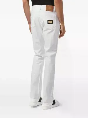 BILLIONAIRE Logo-patch Trousers - White