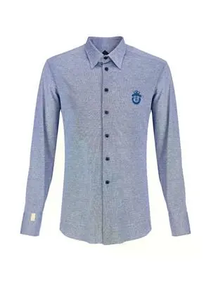 BILLIONAIRE Embroidered Slim Shirt