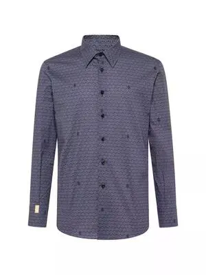 BILLIONAIRE Lion-print Button Shirt