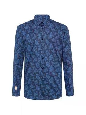 BILLIONAIRE Paisley-print Shirt - Blue