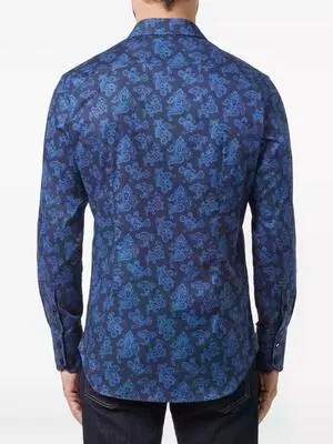 BILLIONAIRE Paisley-print Shirt - Blue