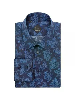 BILLIONAIRE Paisley-print Shirt - Blue