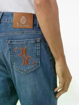 BILLIONAIRE Button Detailed Jeans - Blue