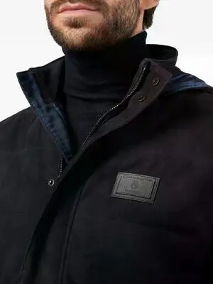BILLIONAIRE Logo-patch Hooded Gilet