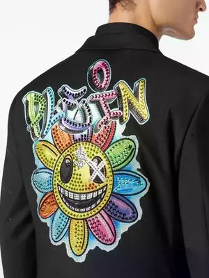 Philipp Plein Smiley Face-print Blazer