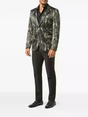 BILLIONAIRE Marbled Blazer