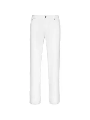 BILLIONAIRE Straight Leg Jeans With Crest Embroidery