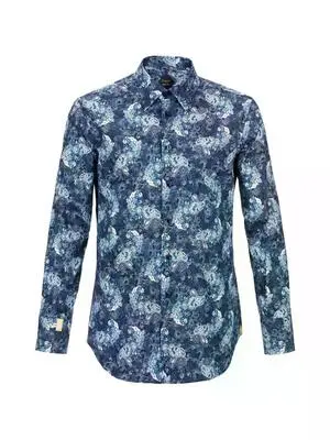 BILLIONAIRE Alberic Floral Button Shirt