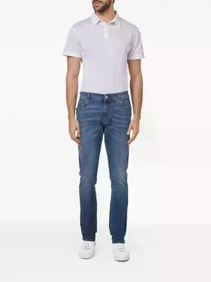 BILLIONAIRE Baroque Embroidered Straight Jeans - Blue