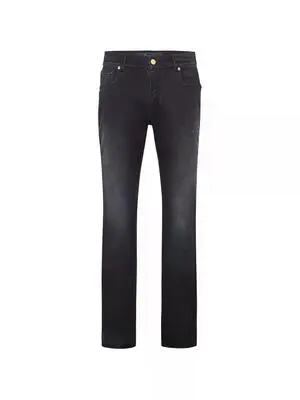 BILLIONAIRE Embroidered Five-pocket Jeans