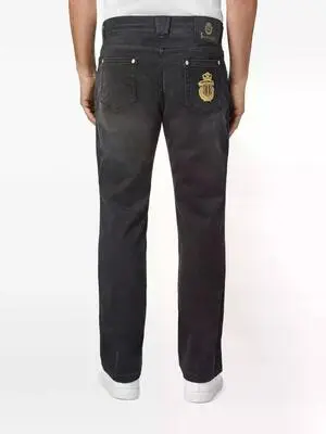 BILLIONAIRE Embroidered Five-pocket Jeans
