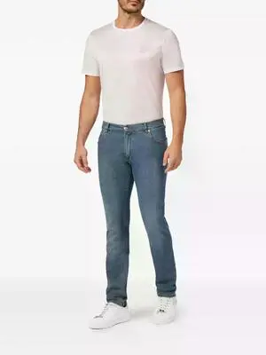 BILLIONAIRE Five-pocket Crest Jeans - Blue