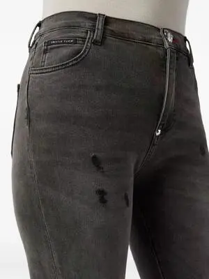 Philipp Plein Slim-fit Ripped Jeans