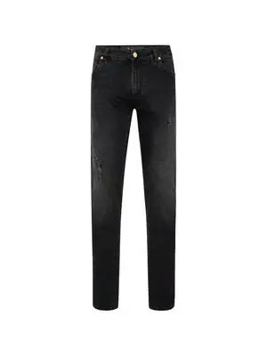 Billionaire Black Wash Jeans For Men