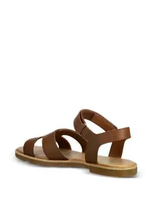 Sorel Ella Iii Leather Flat Sandals