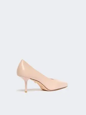 Max Mara Nappa Leather Court Shoes