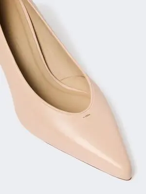 Max Mara Nappa Leather Court Shoes