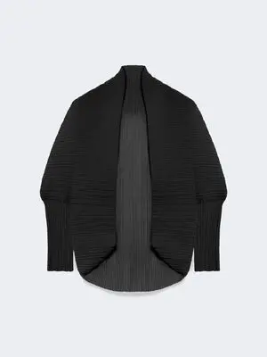 Max Mara Pleated Technical Fabric Shrug