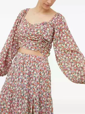 BILLABONG Salty Floral-pattern Blouse