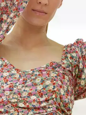 BILLABONG Salty Floral-pattern Blouse