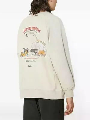 NANGA Camping Manners Printed Sweatshirt