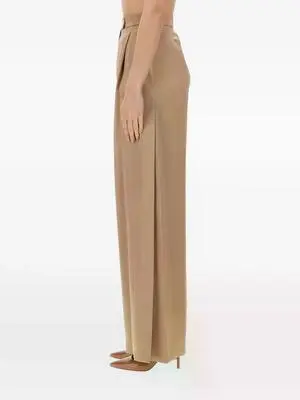 Max Mara Fiesta Pleated Wide-leg Trousers