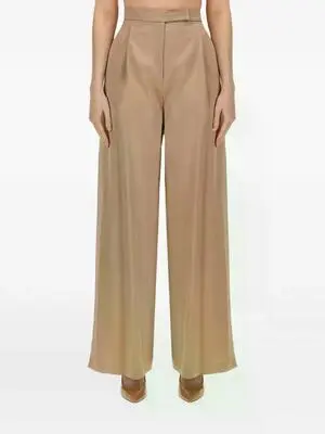 Max Mara Fiesta Pleated Wide-leg Trousers